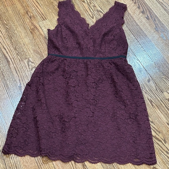 LOFT | Dresses | Anne Taylor Loft Size 8 Lace Dress | Poshmark
